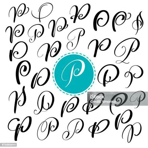 편지 피 손으로 그린 벡터 번 창 서 예를 설정 합니다 스크립트 글꼴입니다 잉크와 함께 작성 하는 고립 된 편지 필기 브러쉬 스타일입니다 S 포장 디자인 포스터에 대 한 손