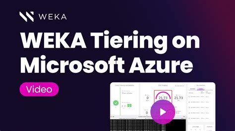 weka file system tiering on microsoft azure weka