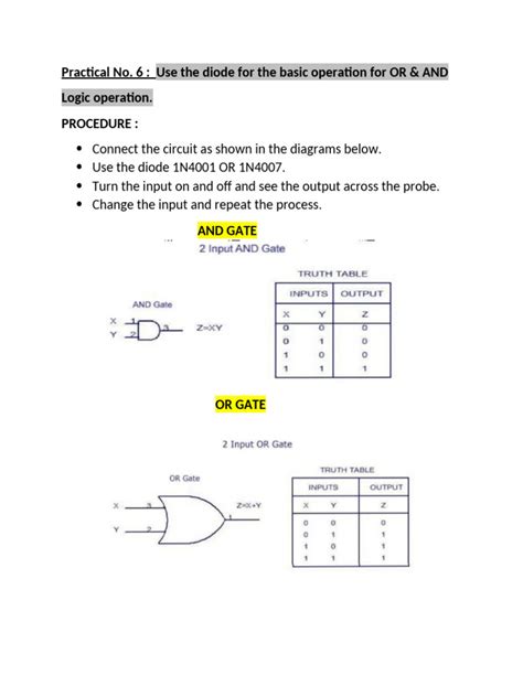 Diode Operation Pdf