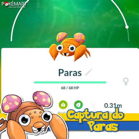 Paras Pokémon Go Pokémart