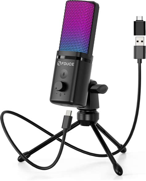Haomuren Microphone For Iphone Noise Cancel Usb Microphone