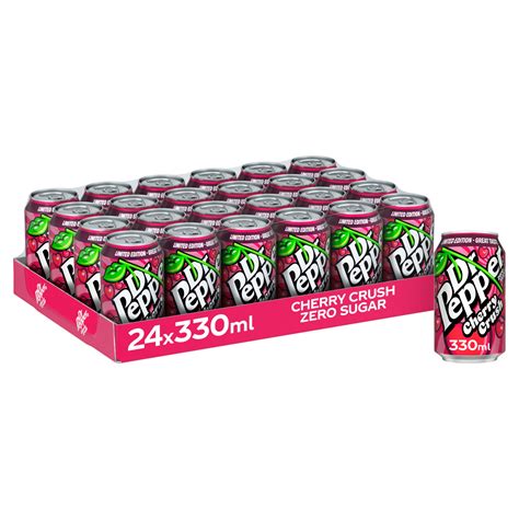 Dr Pepper Zero Cherry Crush 24 X 330ml Your Coca Cola Uk