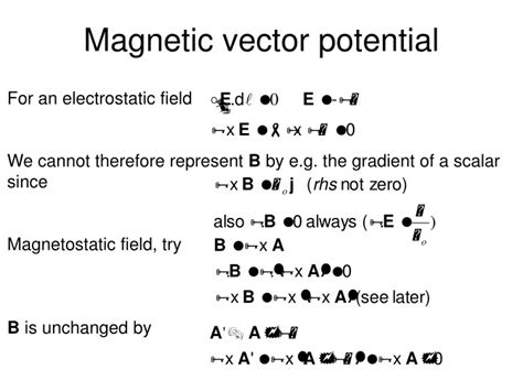 Ppt Magnetic Vector Potential Powerpoint Presentation Free Download Id9299845