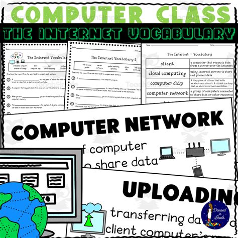 Computer Class The Internet Vocabulary By Teach Simple