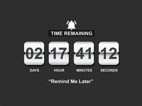 Premium Vector Countdown Clock Timer Vector Remaining Count Down Flip