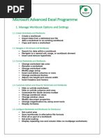 Excel Syllabus | PDF | Microsoft Excel | Software