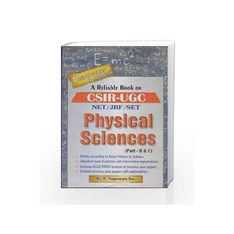 Csir Ugc Netjrfset Physical Sciences Part B And C By Nageswara Rao Buy