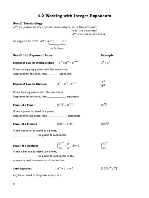 2021 unit 4 exponential functions pdf