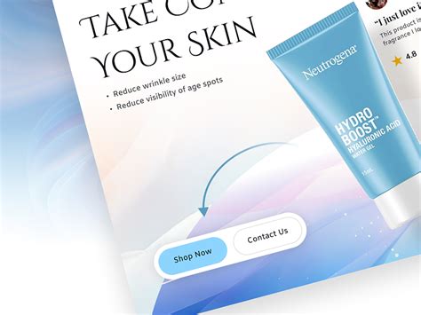 Skincare Website Design Landing Page By Lazy Kar For Lazyinterface Ui