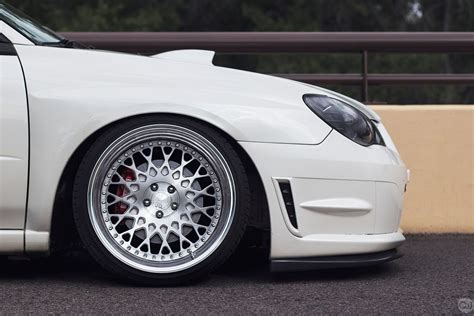 White Sti Bbs Wheels