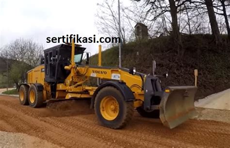 Sio Motor Grader Sertifikat Izin Operator