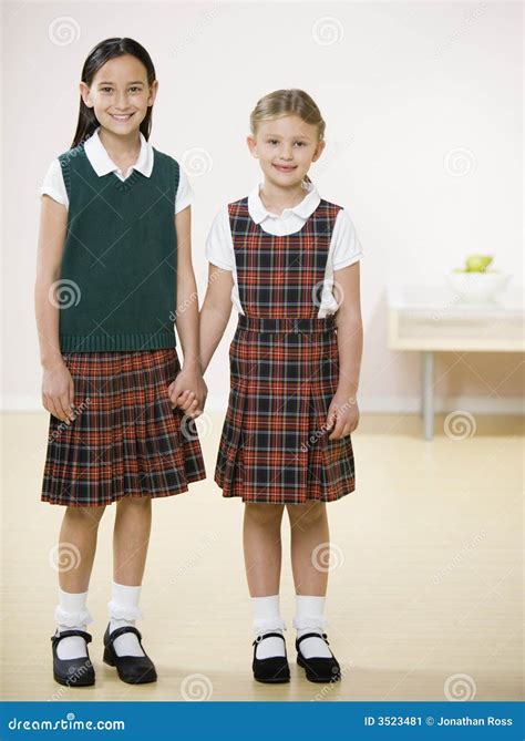 Two Girls Holding Hands Stock Image Image Of Beautiful 3523481