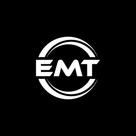 Emt Letter Logo Design In Illustration Vector Logo Calligraphy