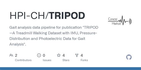 GitHub HPI CH TRIPOD Gait Analysis Data Pipeline For Publication TRIPODA Treadmill Walking