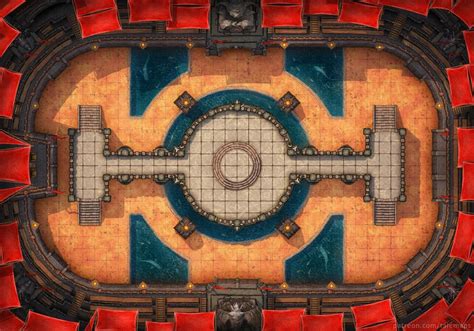 Arena 40x28 Battlemaps Pokemon Rpg Dnd World Map Tabletop Rpg Maps