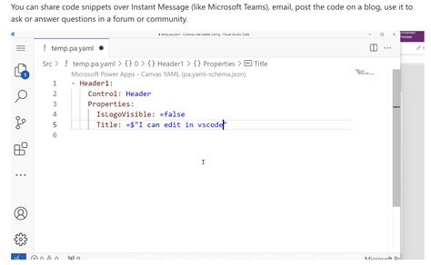 power apps update introducing new yaml code view