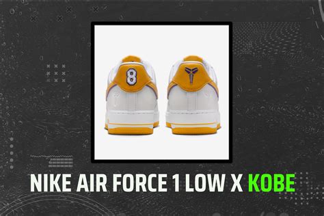 When Does The Nike Air Force 1 Low X Kobe Bryant Drop Draftkings Network