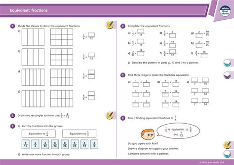 Pdf Equivalent Fractions 7 Here Are Some Equivalent Fractions Find The Values Of A B And C