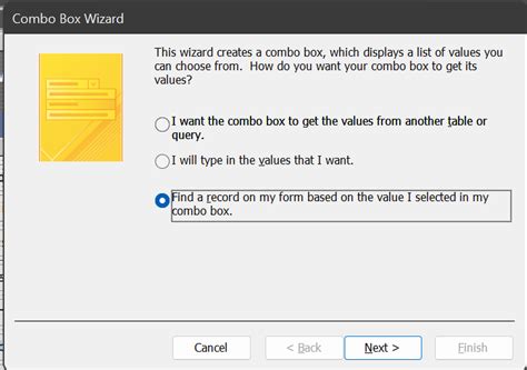 Access Update Values On A Form Based Off Drop Down List Selection