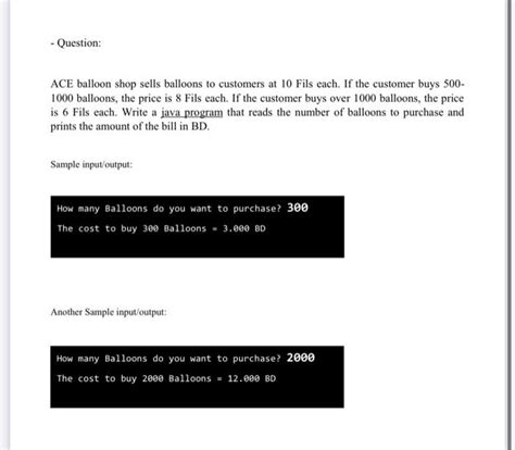 Solved I Want The Solution Of This Question On Java Program