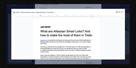 What Are Atlassian Smart Links In Trello Zapier