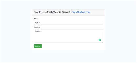How To Use Createview In Django Hi Dev By Bhavesh Sonagra Medium