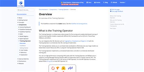 Kubeflow Training Operator 分布式机器学习训练的利器 懂ai