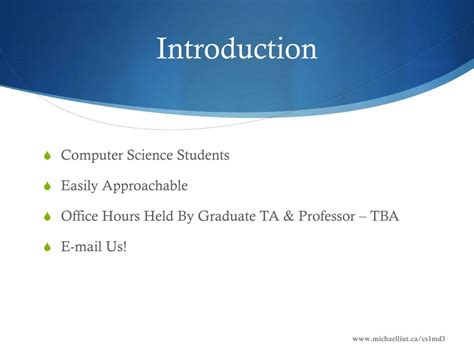 Ppt Computer Science 1md3 Introduction To Programming Powerpoint