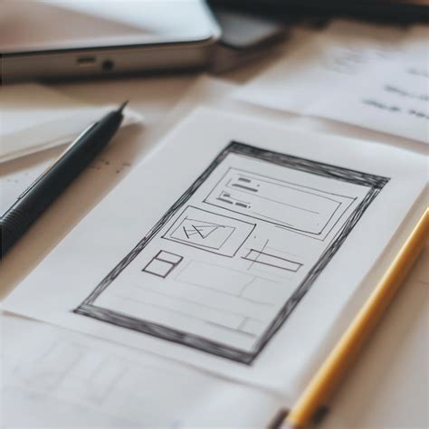 Wireframing And Prototyping Premium Ai Generated Image