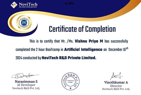 ai opencv novitech bootcamp innovation computervision opentowork