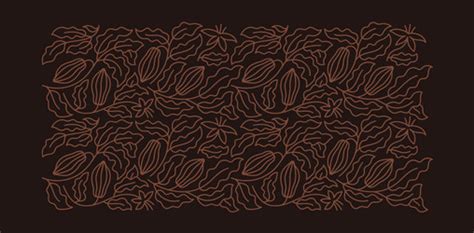 Cocoa Background Chocolate Pack Design Element Vector Image