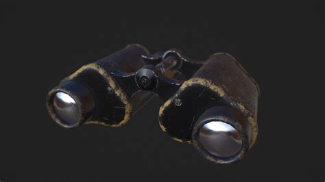 Binoculars Pbr 3d Model 25 Fbx Obj Max Ma Free3d