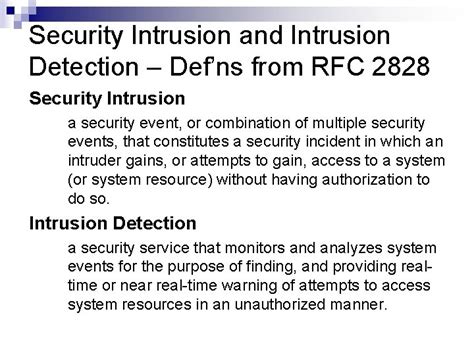 Intrusion Detection From The Book Computer Security Principles