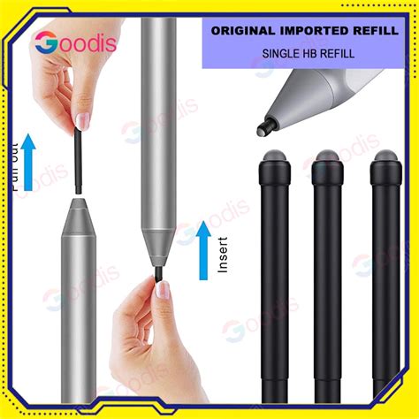 Pen Tips For Surface Pen HB 2H Nibs Replacement Kit For Microsoft Surface Go 1 2 3 4 Pro 9 8 7 6