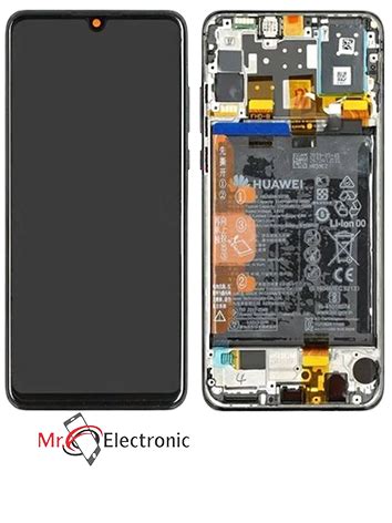 Huawei P Lite New Edition Lcd Display Touchscreen Frame Black Original Mr Electronic