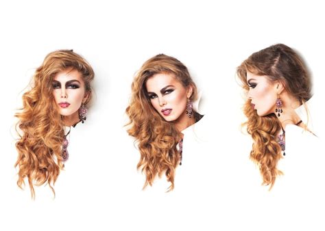 Premium Photo Sexy Woman With Curly Hair