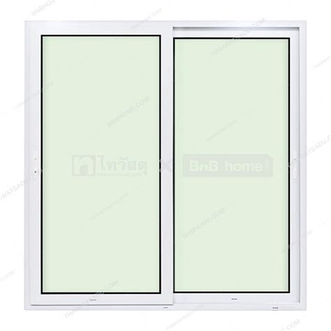 ประตูบานเลื่อน 2 บาน Upvc พร้อมมุ้งลวด Winstar ขนาด 200 X 205 ซม สีขาว ไทวัสดุ