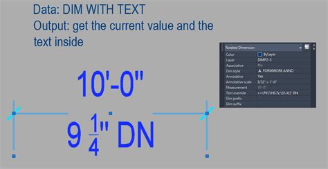 How Can I Export The Dimensions Out Into A File Autolisp Visual