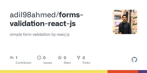 Github Adil98ahmedforms Validation React Js Simple Form Validation