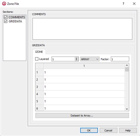 Gms Mf6 Zone File Xms Wiki