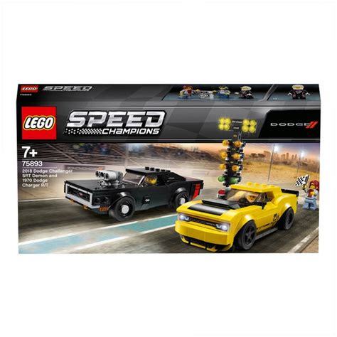 LEGO Dodge Challenger SRT Demon & 1970 Dodge Charger R/T(75893) Toys ...