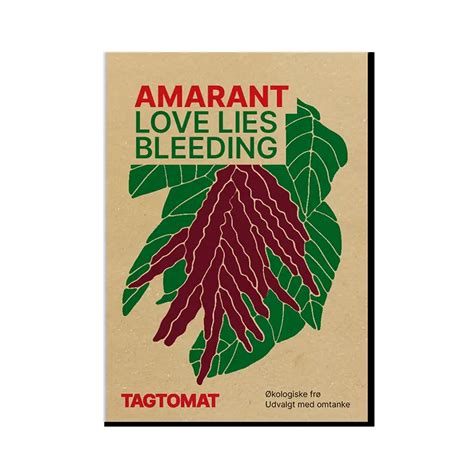 Amarant Love Lies Bleeding Økologiske Frø Tagtomat