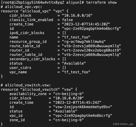 terraform创建阿里云资源 terraform 阿里云 csdn博客