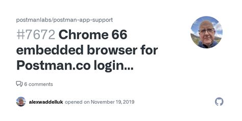 Chrome 66 Embedded Browser For Postman Co Login Blocked Due To Security Concerns Issue 7672