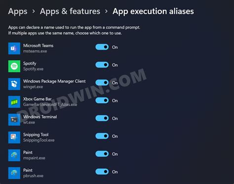 How To Edit Or Create A New App Execution Alias In Windows 11