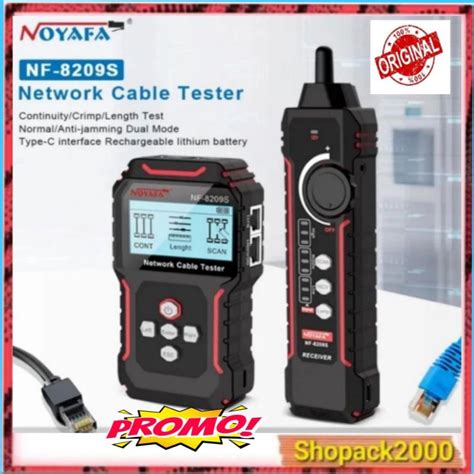 Jual Noyafa Nf 8209s Lan Tester Poe Wire Tracker Display Upgrade Dr Nf