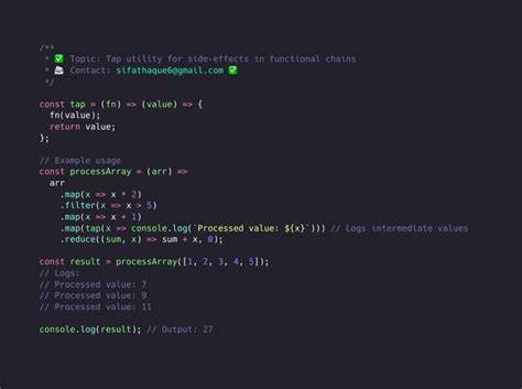 Sifat Haque On Linkedin Javascript Js Code Functional Programming