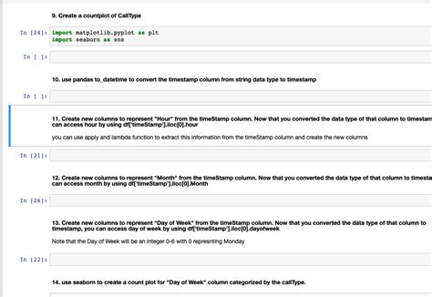 Solved 9 Create A Countplot Of Calltype In 24 Import