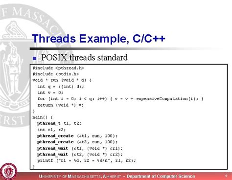 Operating Systems Cmpsci 377 Lecture 5 Threads Scheduling