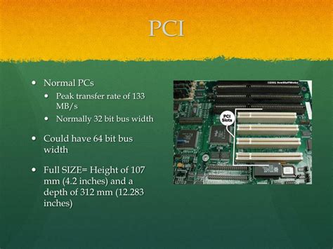 PPT PCI Peripheral Component Interconnect PowerPoint Presentation Free Download ID 3480482